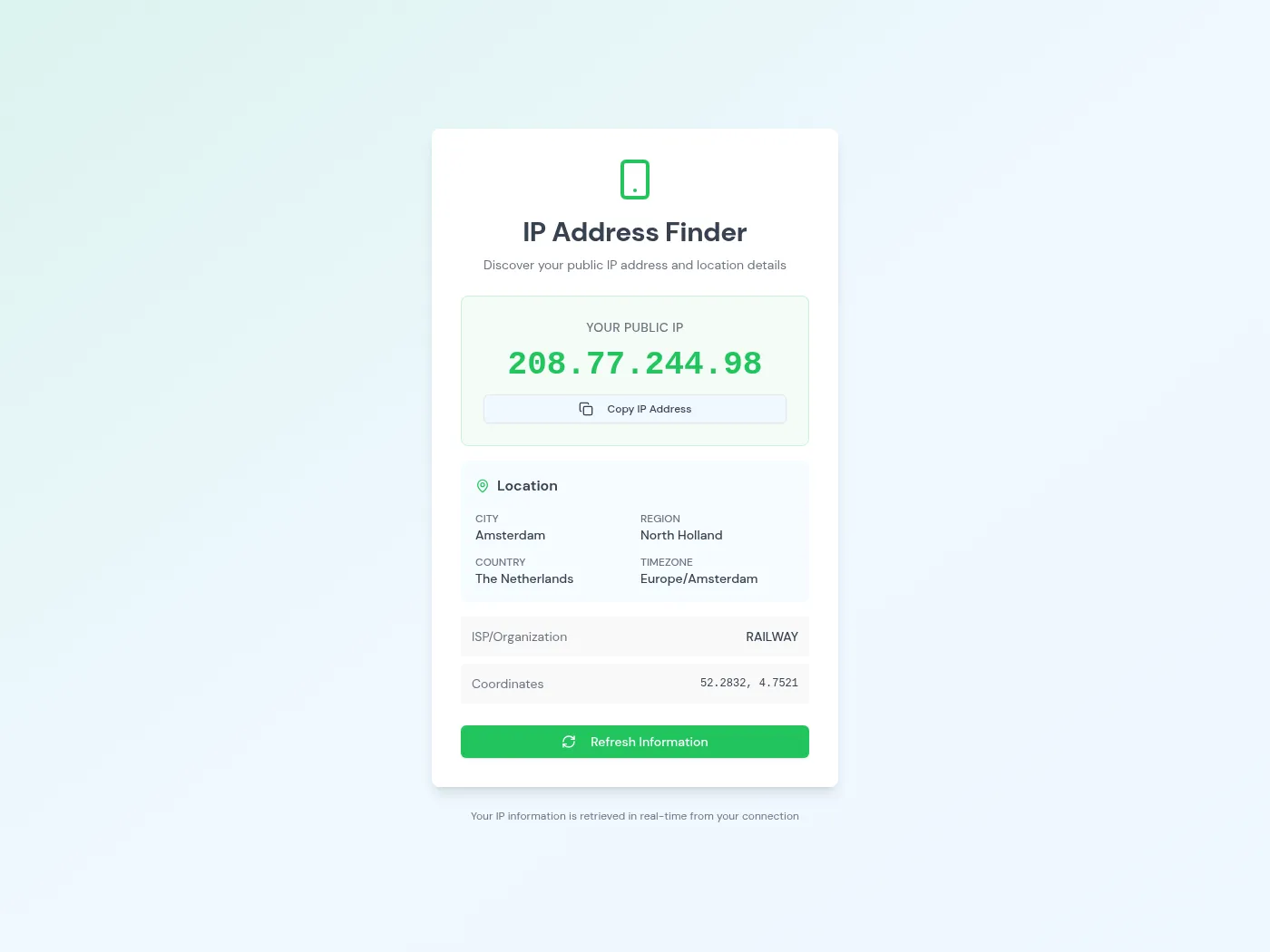 IP Address Finder