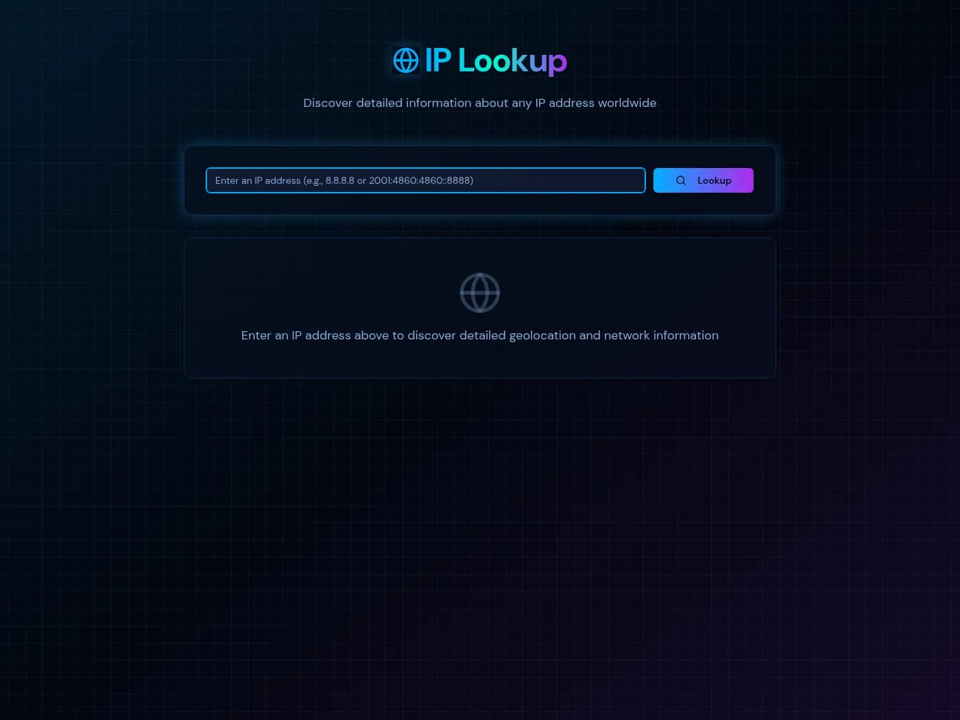IP Address Lookup Tool