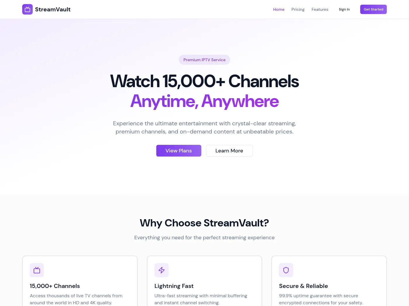 IPTV Sales Platform with Admin and Client Interfaces
