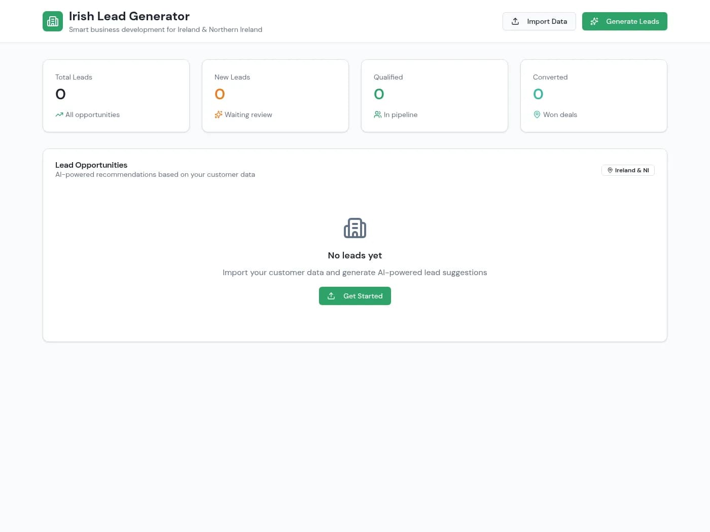 Irish Business Lead Generation Platform