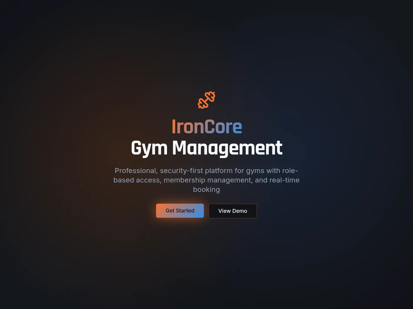 IronCore Gym Management - Secure Platform for Gyms