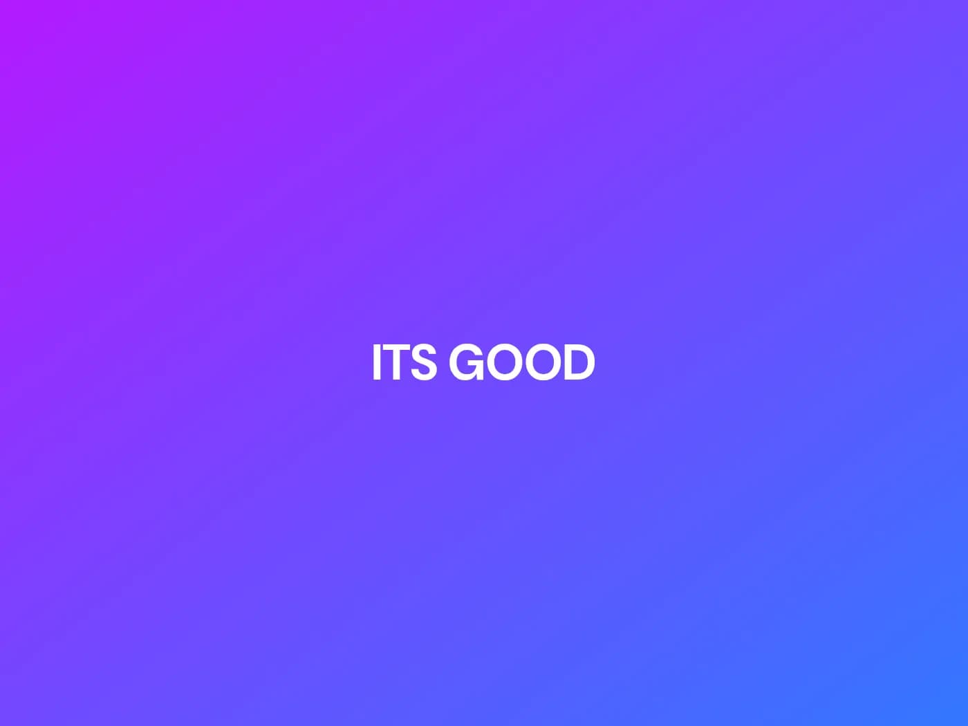 ITS GOOD Text Generator