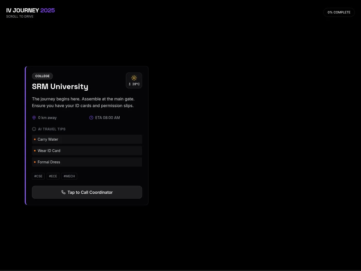 IV Journey Cinematic Web