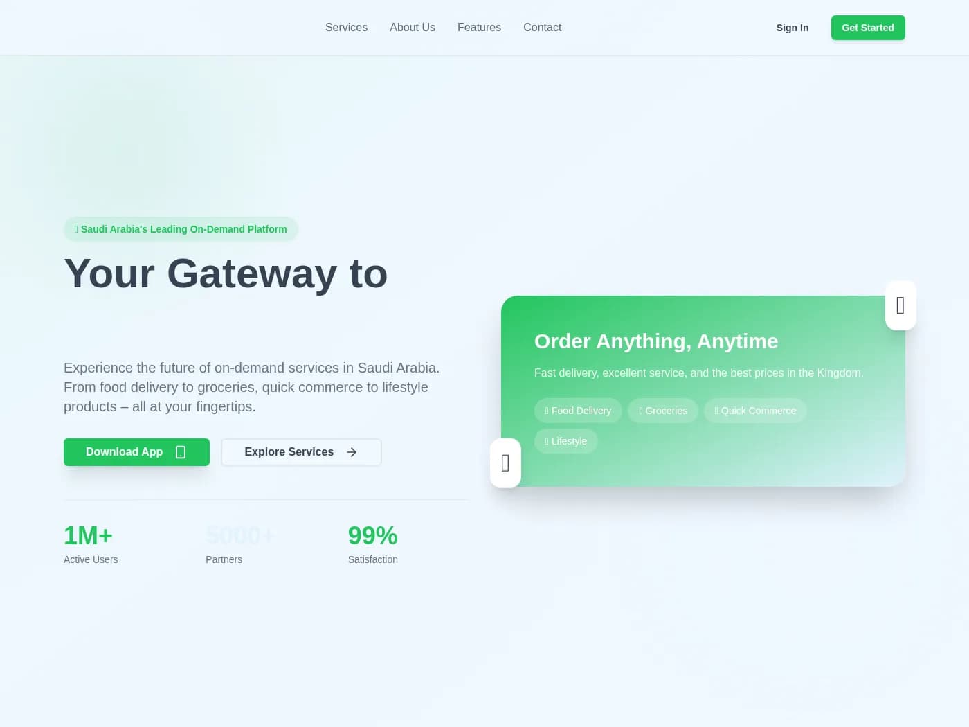 Jahez On-Demand Services Ecosystem Platform