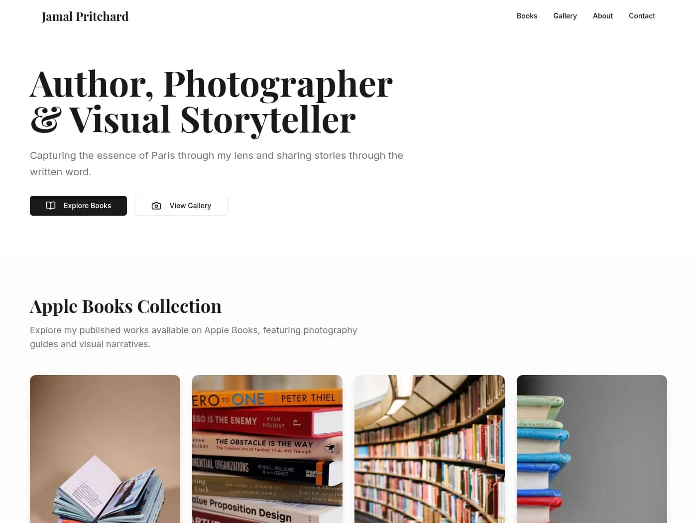Jamal Pritchard Digital Portfolio & Paris Gallery