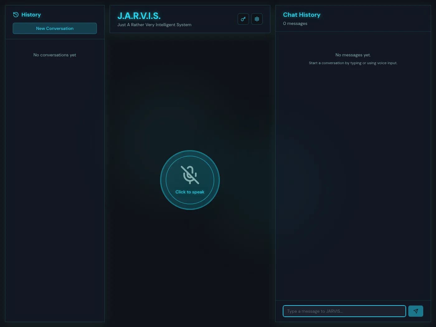 JARVIS AI: Conversational Virtual Assistant Web App