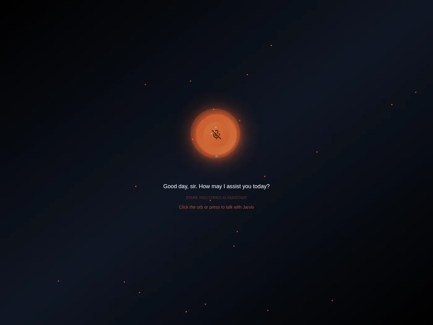 Jarvis-Inspired Voice Assistant Website