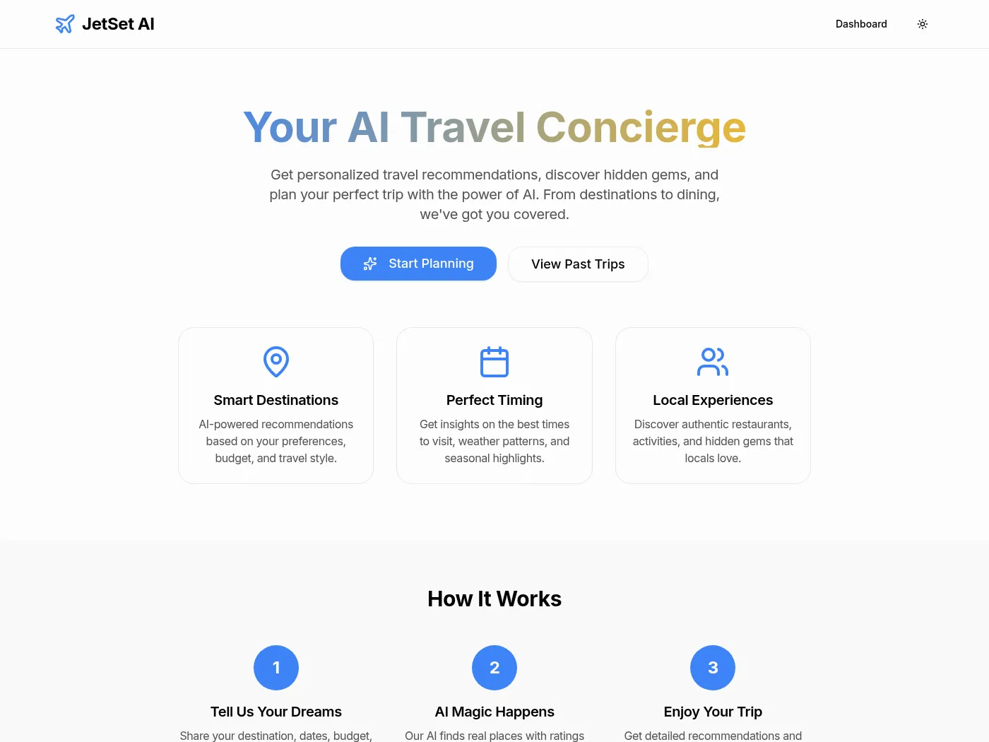 JetSet AI: Smart Travel Planner & Concierge