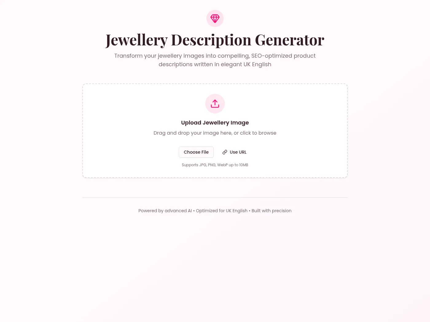 Jewellery Image-to-Description Auto Generator