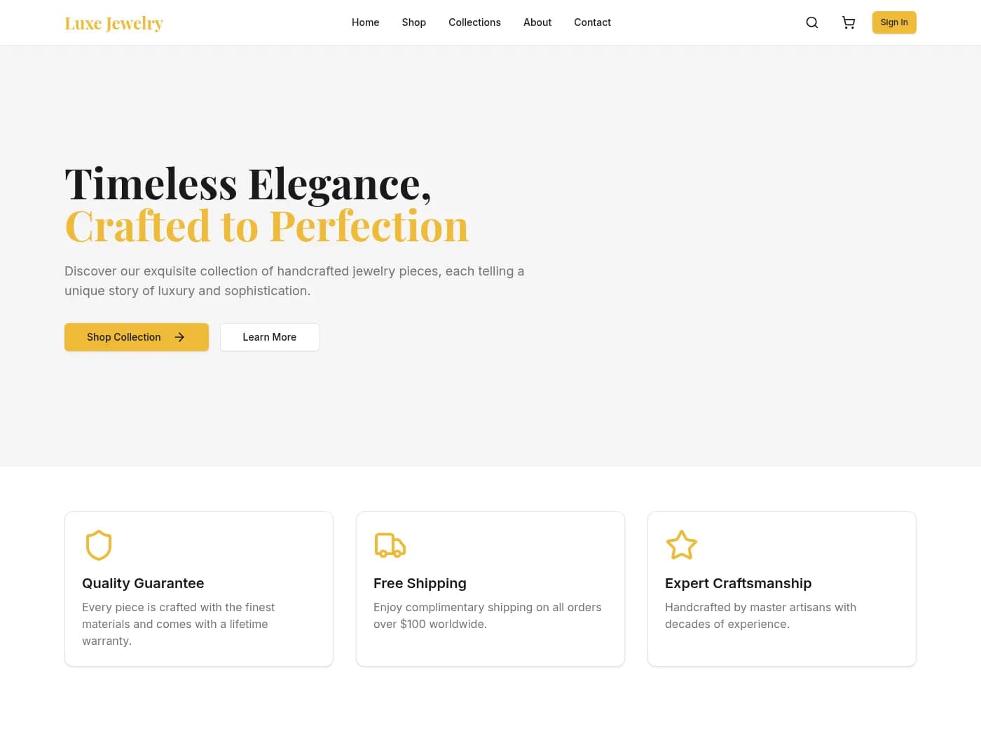 Jewelry Business Platform with Client & Admin Interfaces