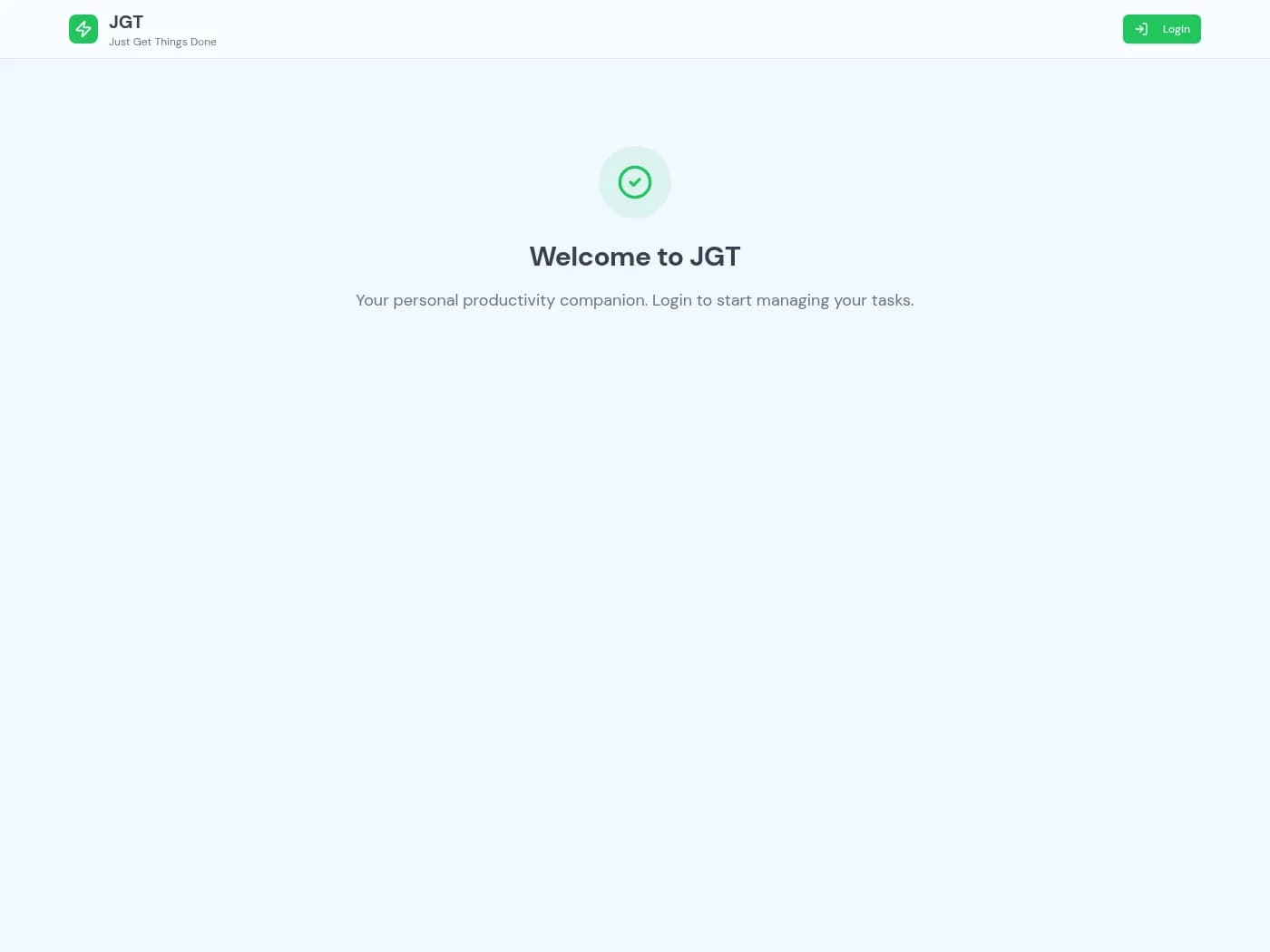 JGT: Just Get Things Done
