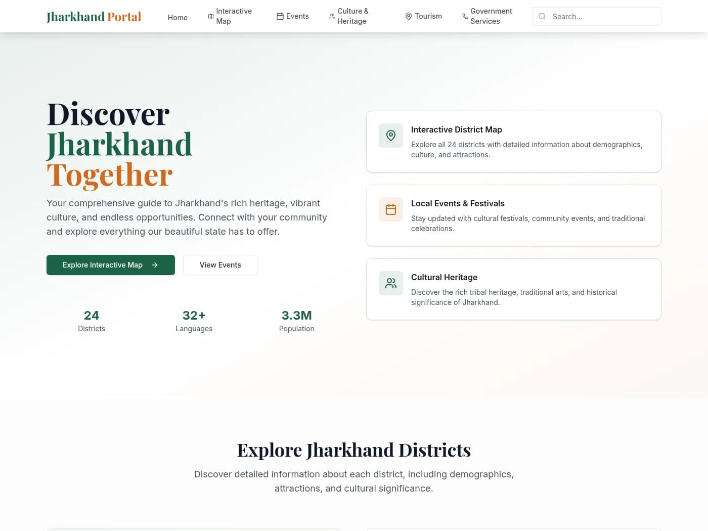 Jharkhand Community Information Platform