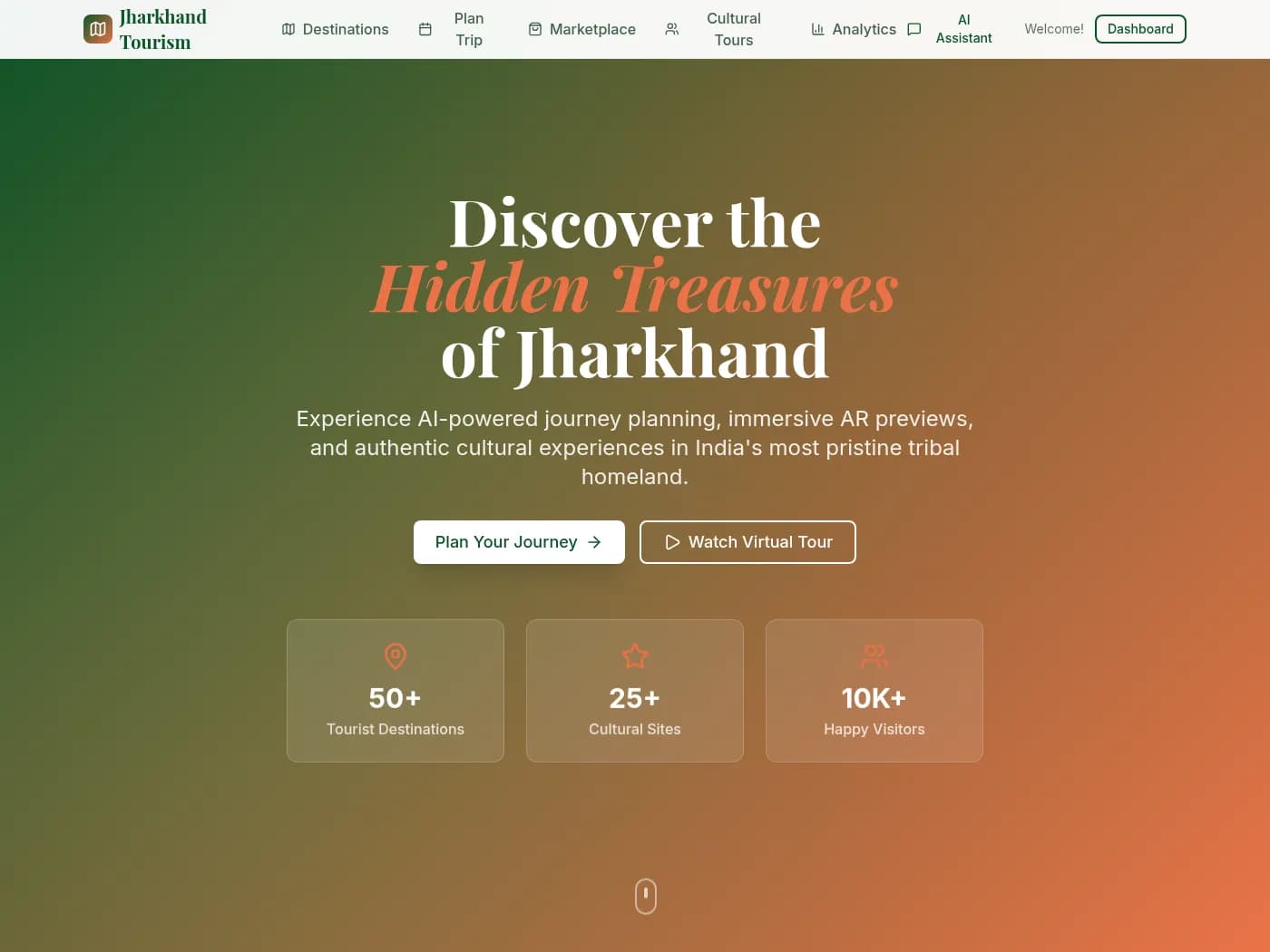 Jharkhand Smart Tourism Digital Platform