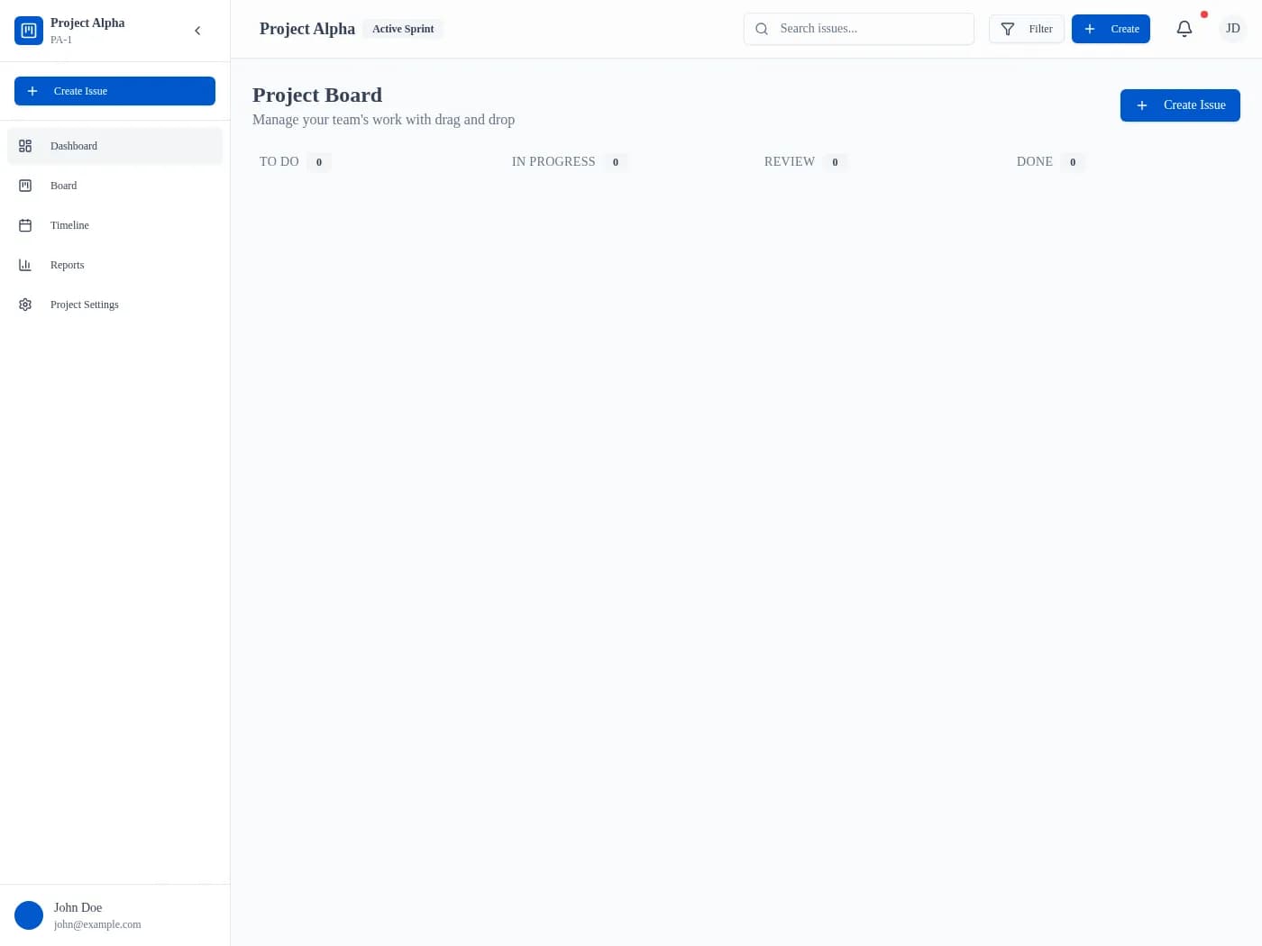 JIRA Task Management System Clone