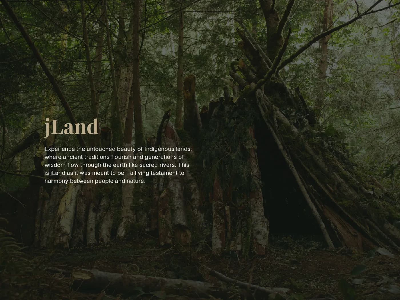 jLand: Preserving Indigenous Lands and Traditions