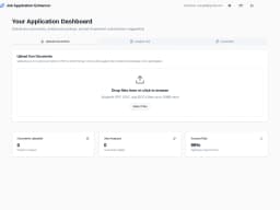 Job Application Enhancer: Smart CV & Cover Letter Customization App