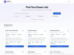 Unified Job Opportunity Dashboard