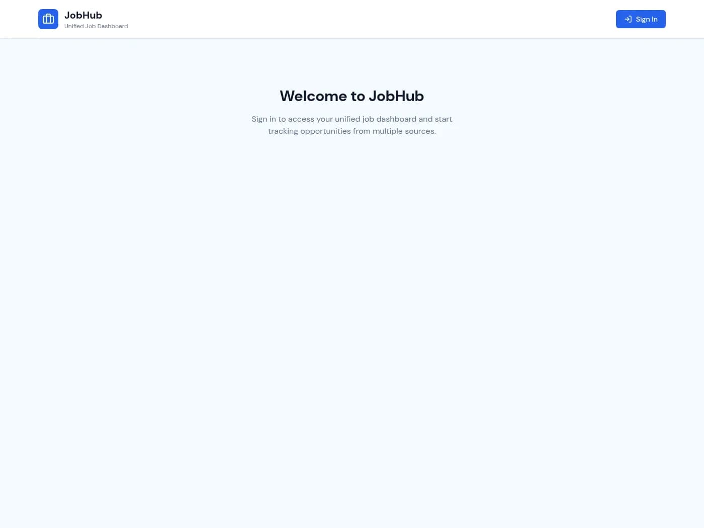 Unified Job Dashboard Aggregator