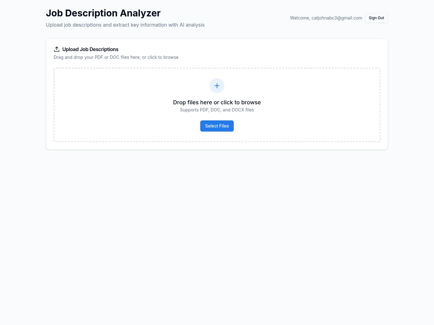 Job Description Content Extraction Platform