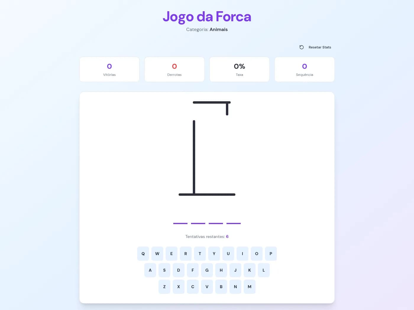 Jogo da Forca - Hangman Game