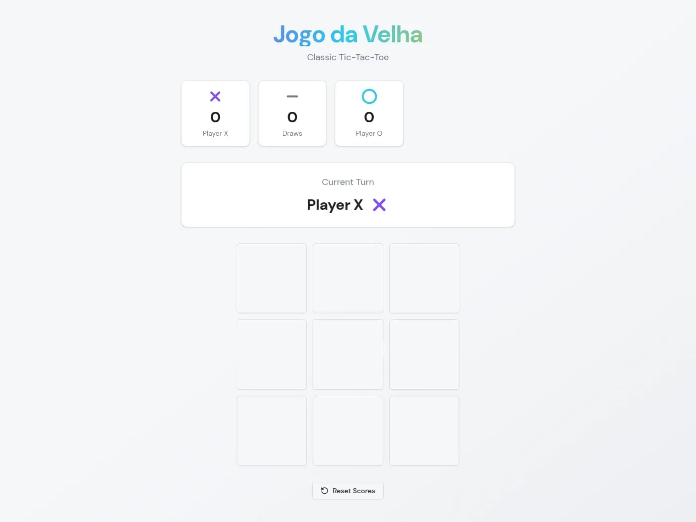 Jogo da Velha - Classic Tic-Tac-Toe Game