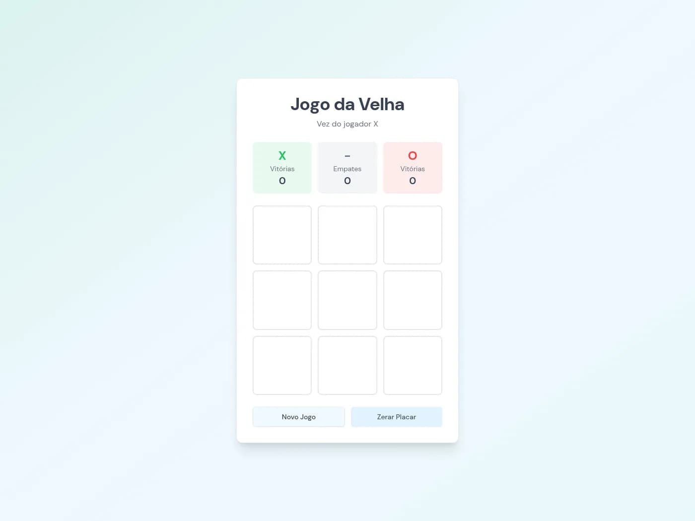 Jogo da Velha Simples