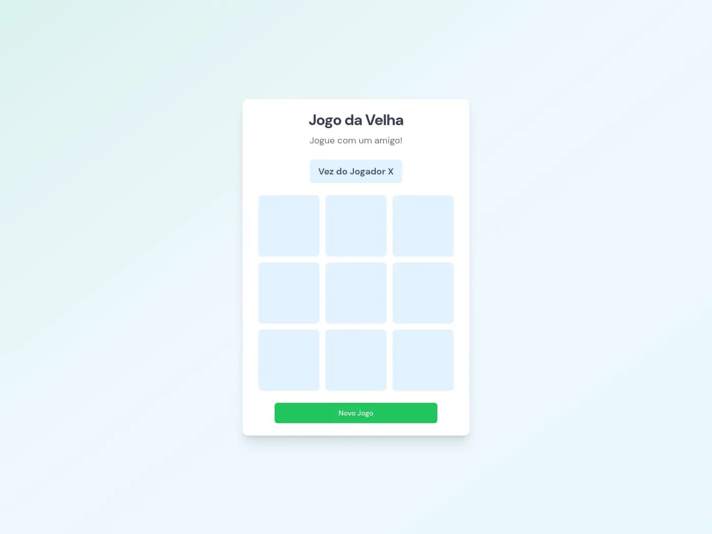 Jogo da Velha Simples Online
