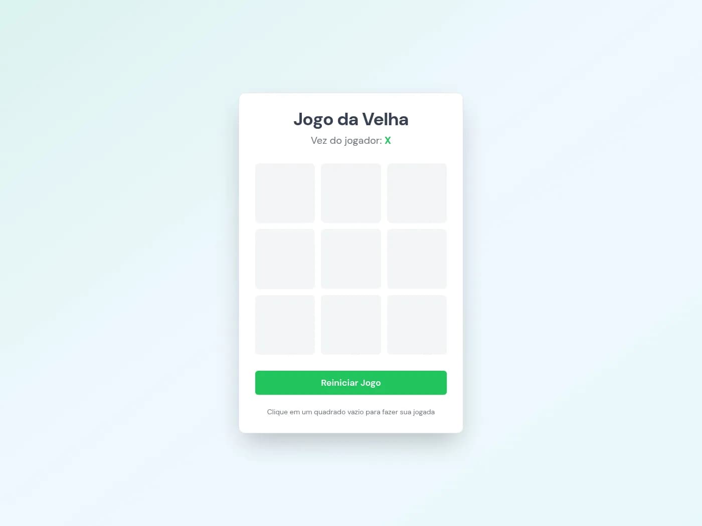 Jogo da Velha Simples