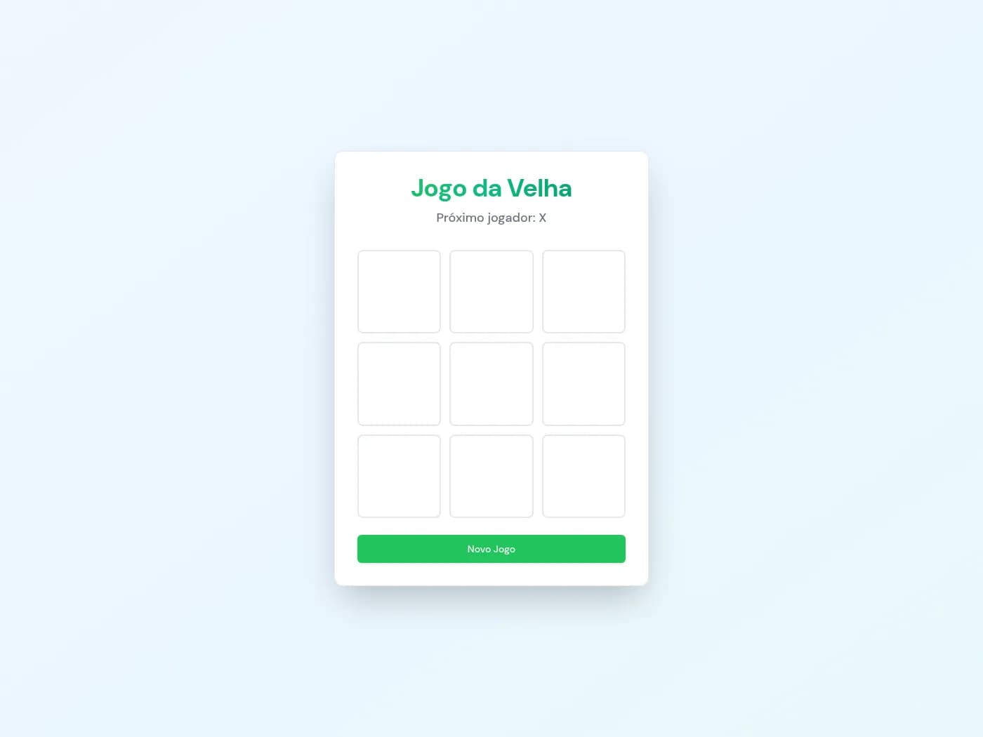 Jogo da Velha Simples