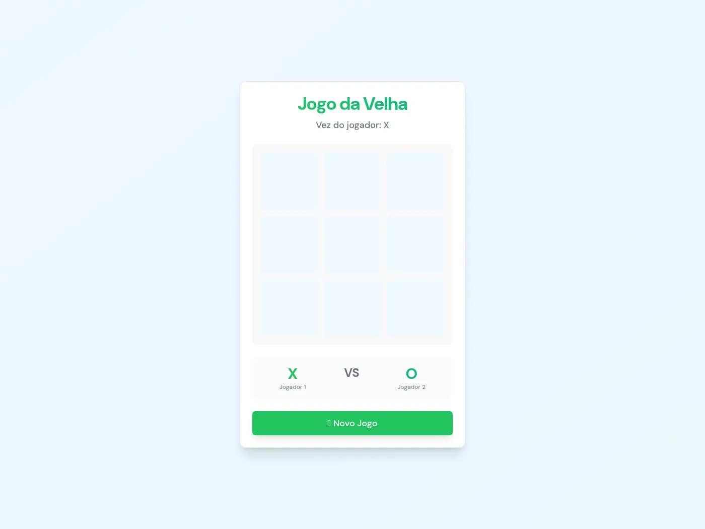 Jogo da Velha Simples