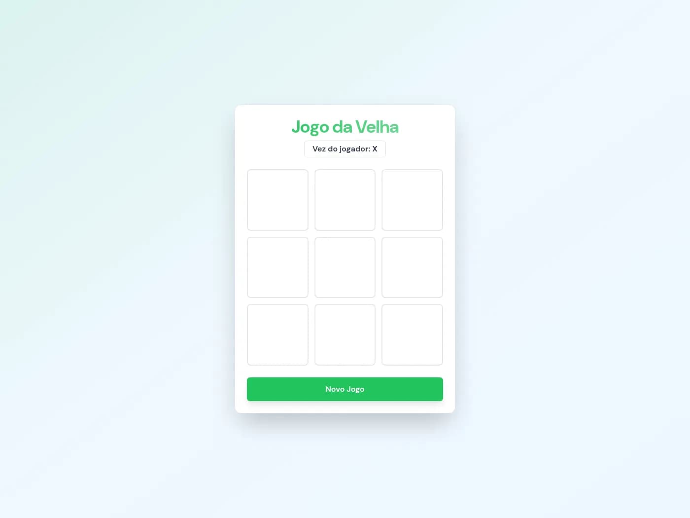 Jogo da Velha Simples