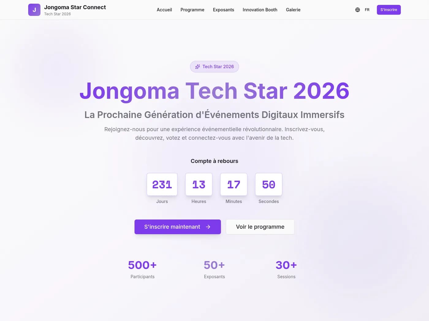 Jongoma Star Connect – Next-Gen Digital Event Platform for Immersive Experiences