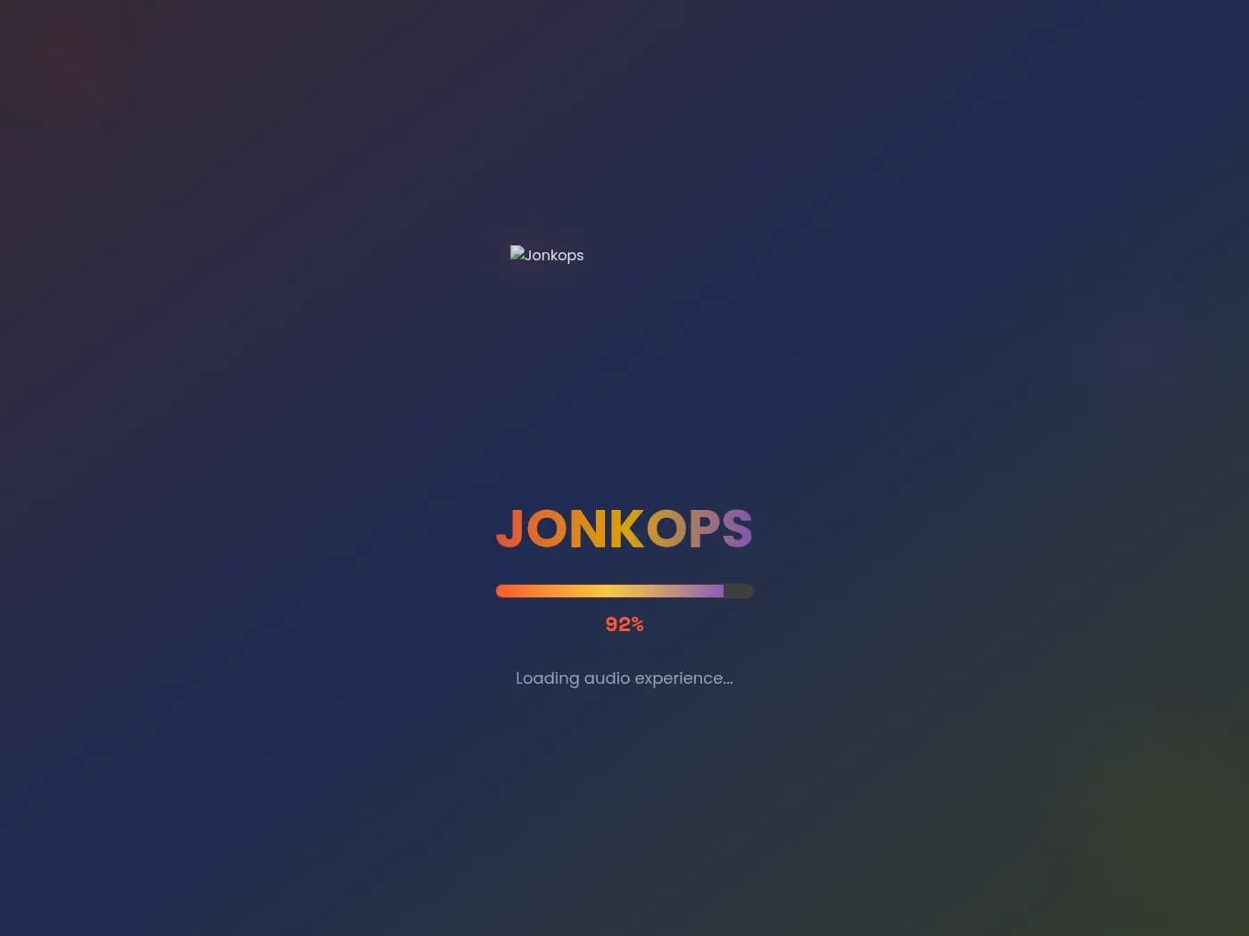 Jonkops Interactive Colorful Audio Loader