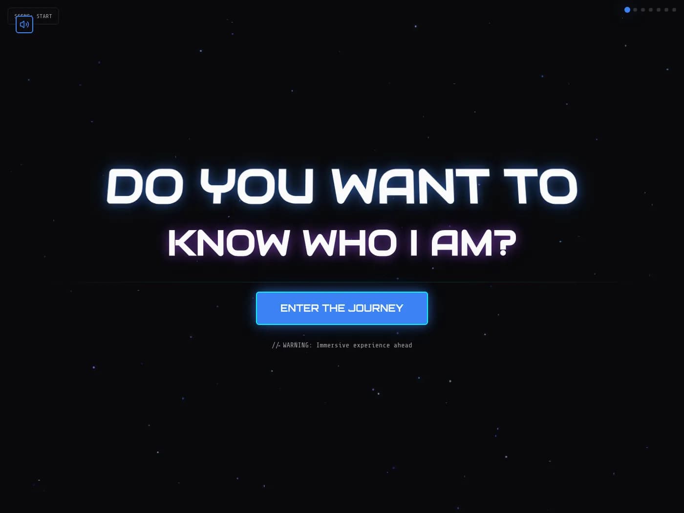 Journey Into the Mind of Karthik: An Immersive 3D Portfolio Experience