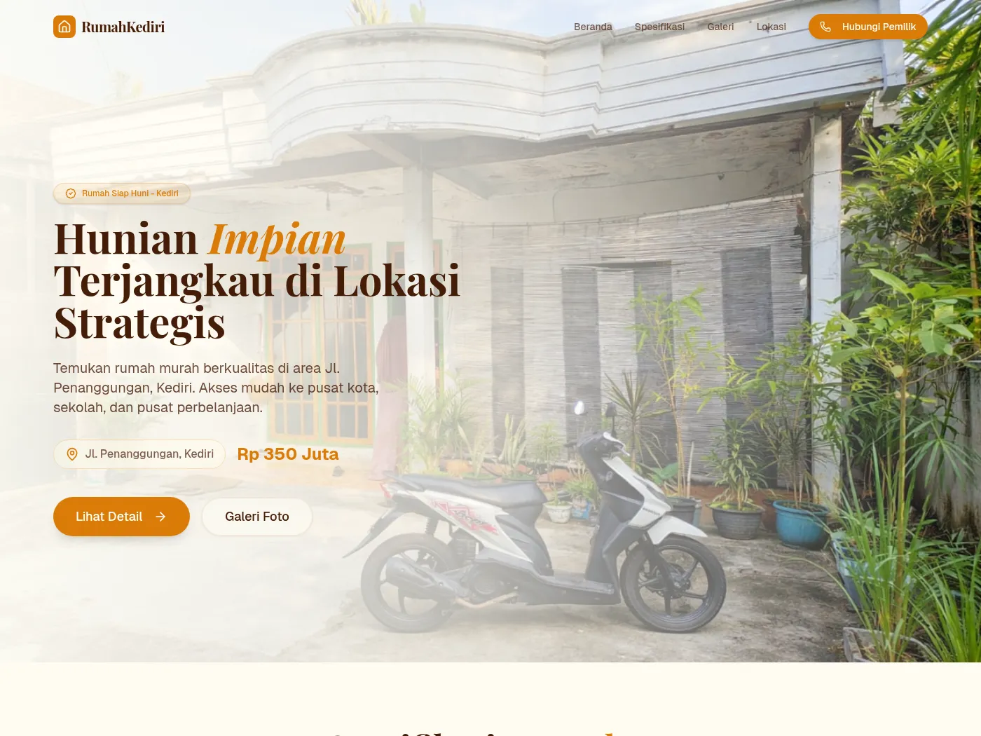 Rumah Kediri Siap Huni