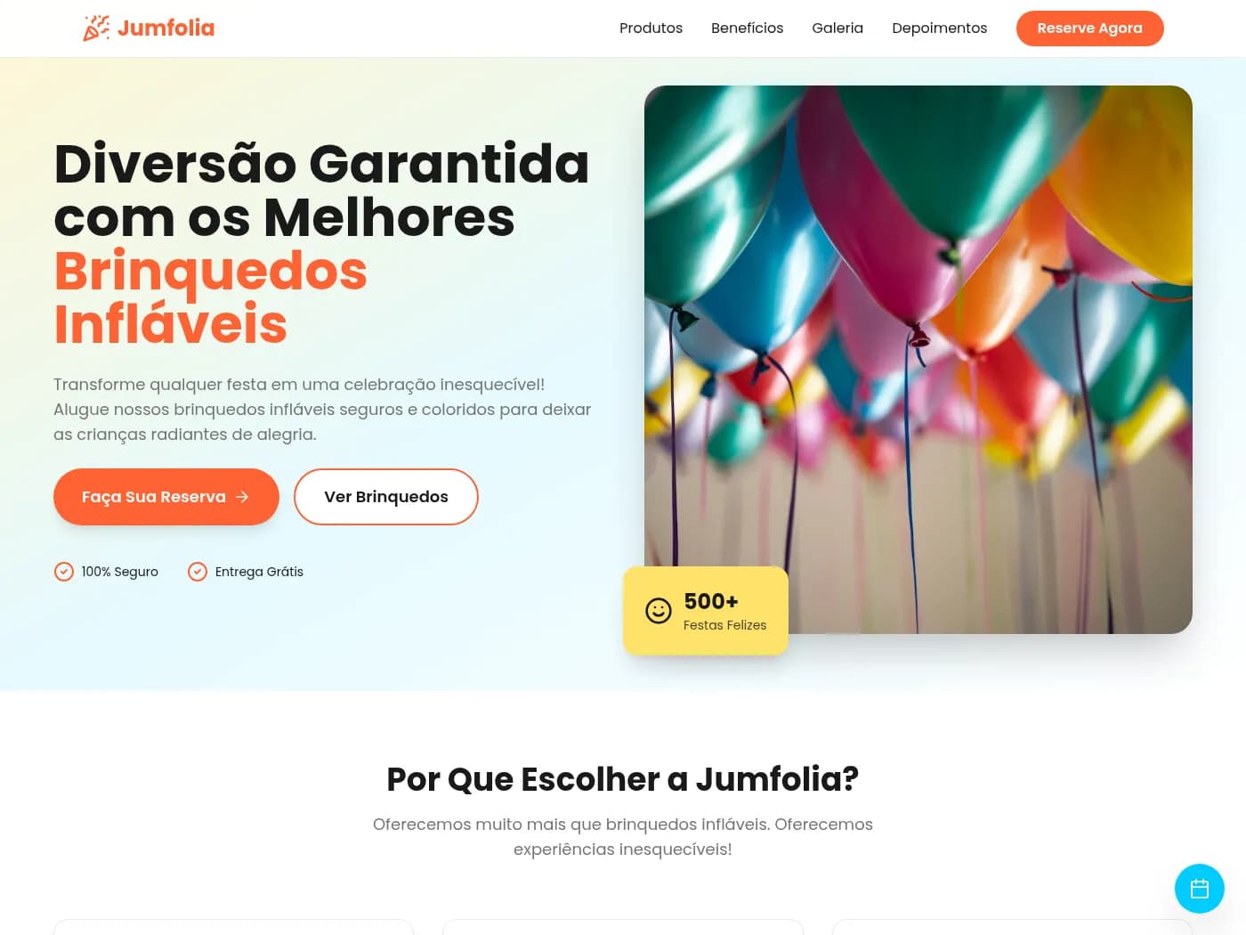 Jumfolia - Site de Brinquedos Infláveis para Crianças