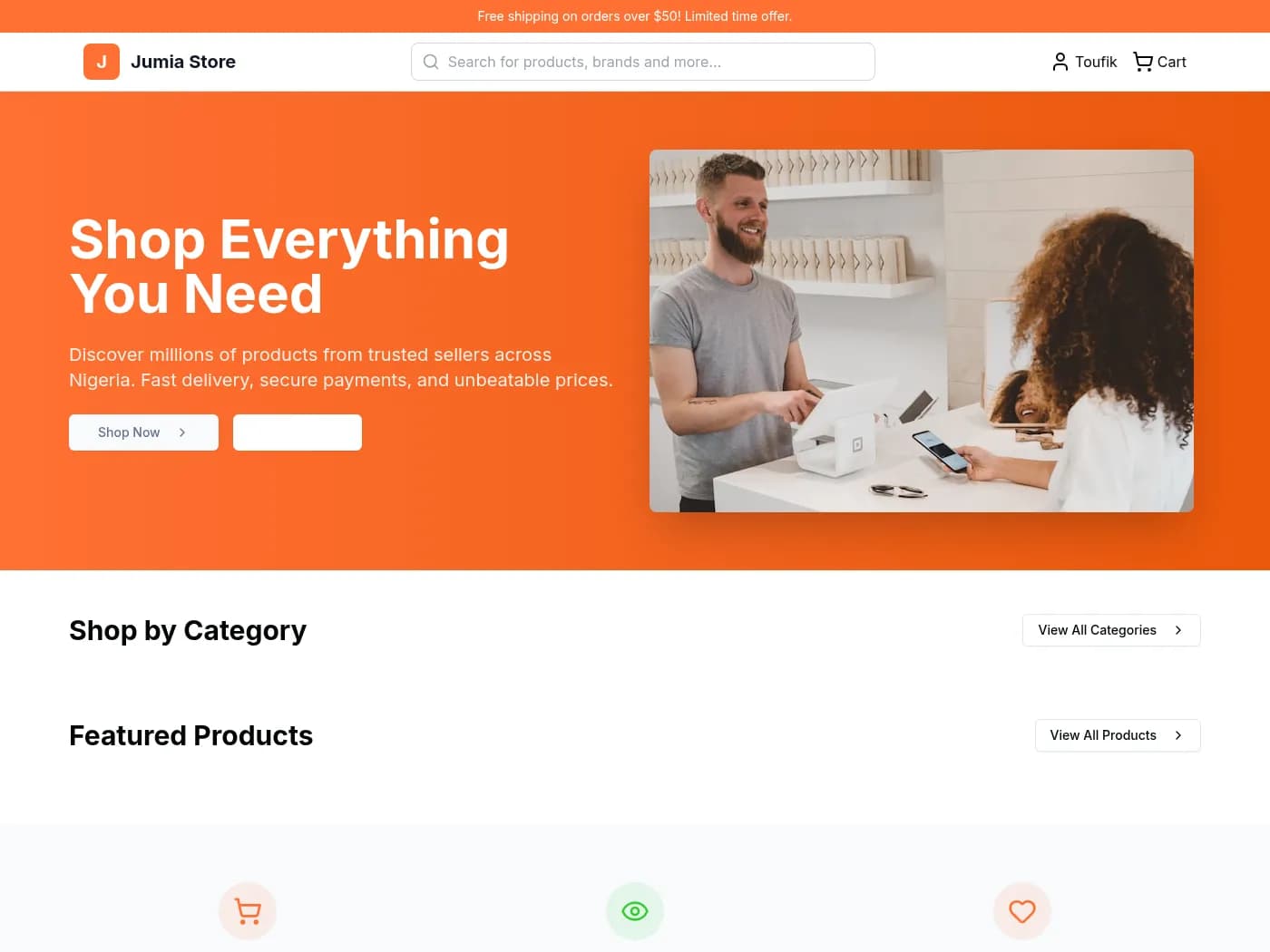 Jumia-Style E-commerce Platform