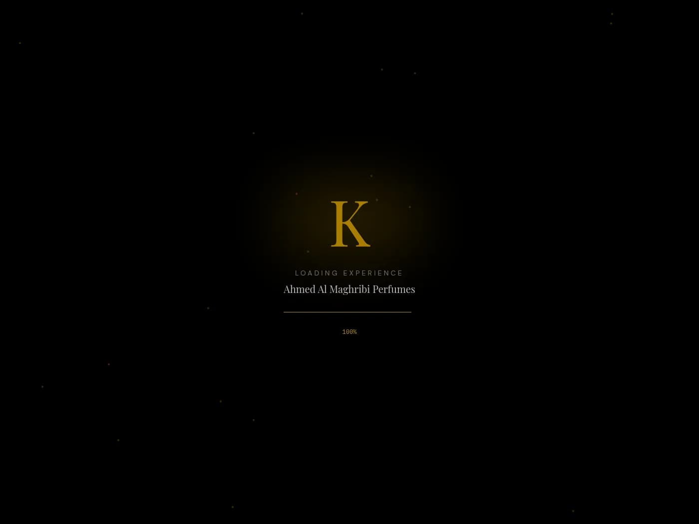 K-Series: The Founder’s Signature Collection – Cinematic 3D Perfume Landing Experience