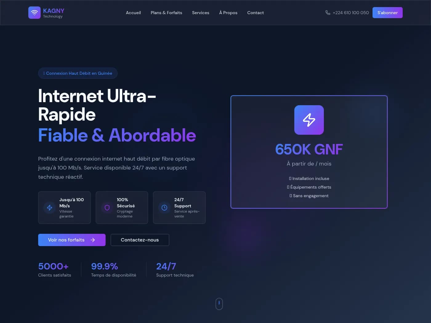 Kagny Technology Website Redesign