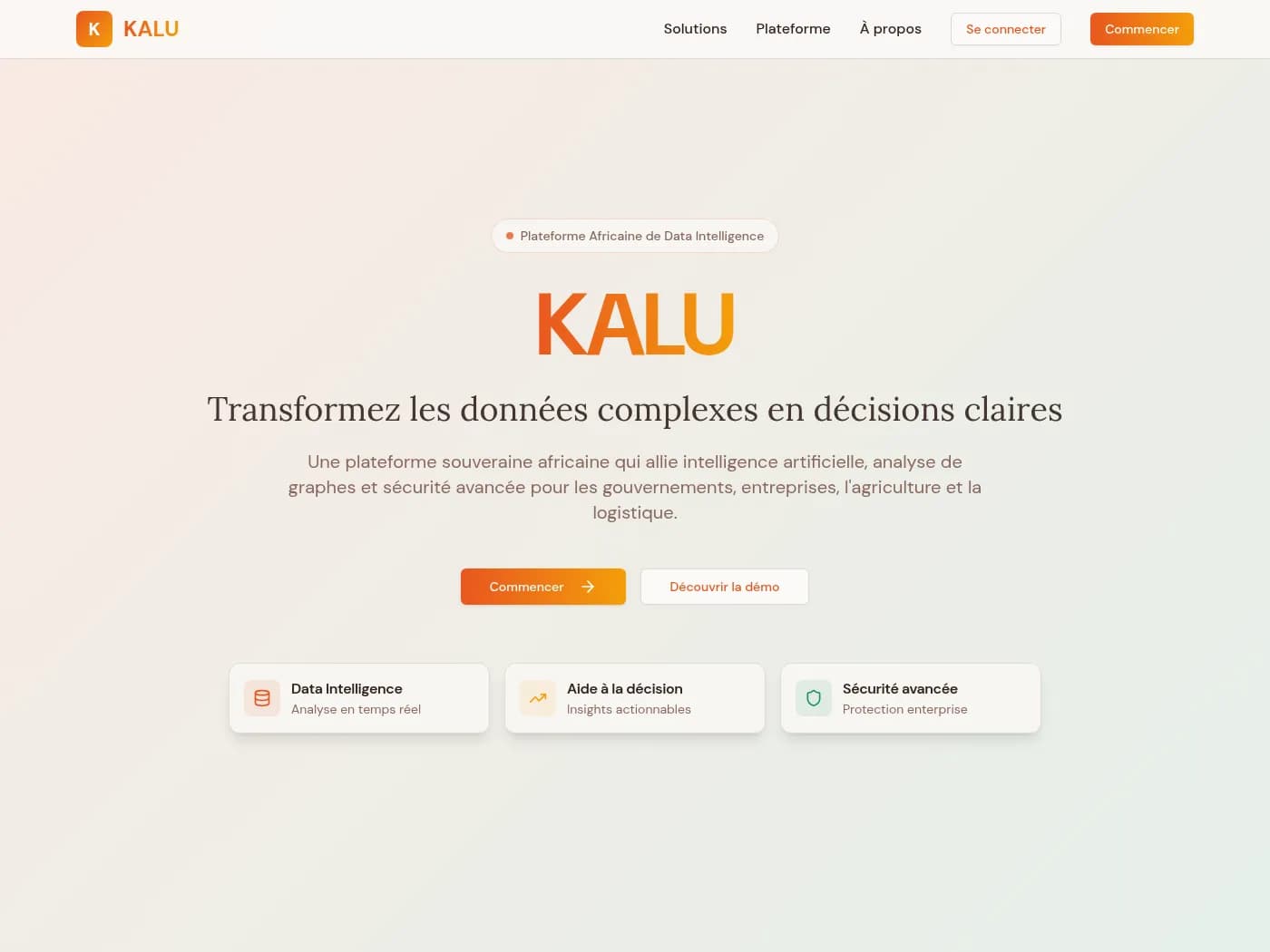 KALU Data Intelligence Platform