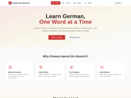 Kannst Du Deutsch - German Language Learning Platform