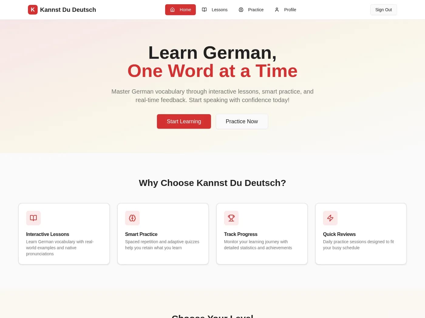 Kannst Du Deutsch - German Language Learning Platform