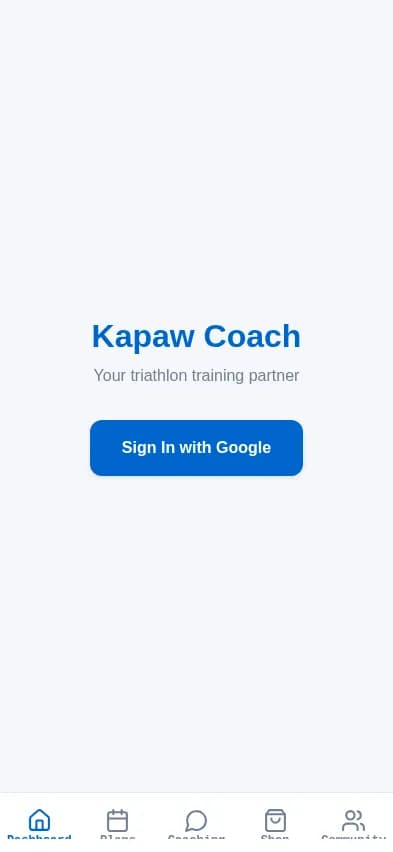 Kapaw Coach: Complete Mobile Coaching Platform for Triathletes & Runners