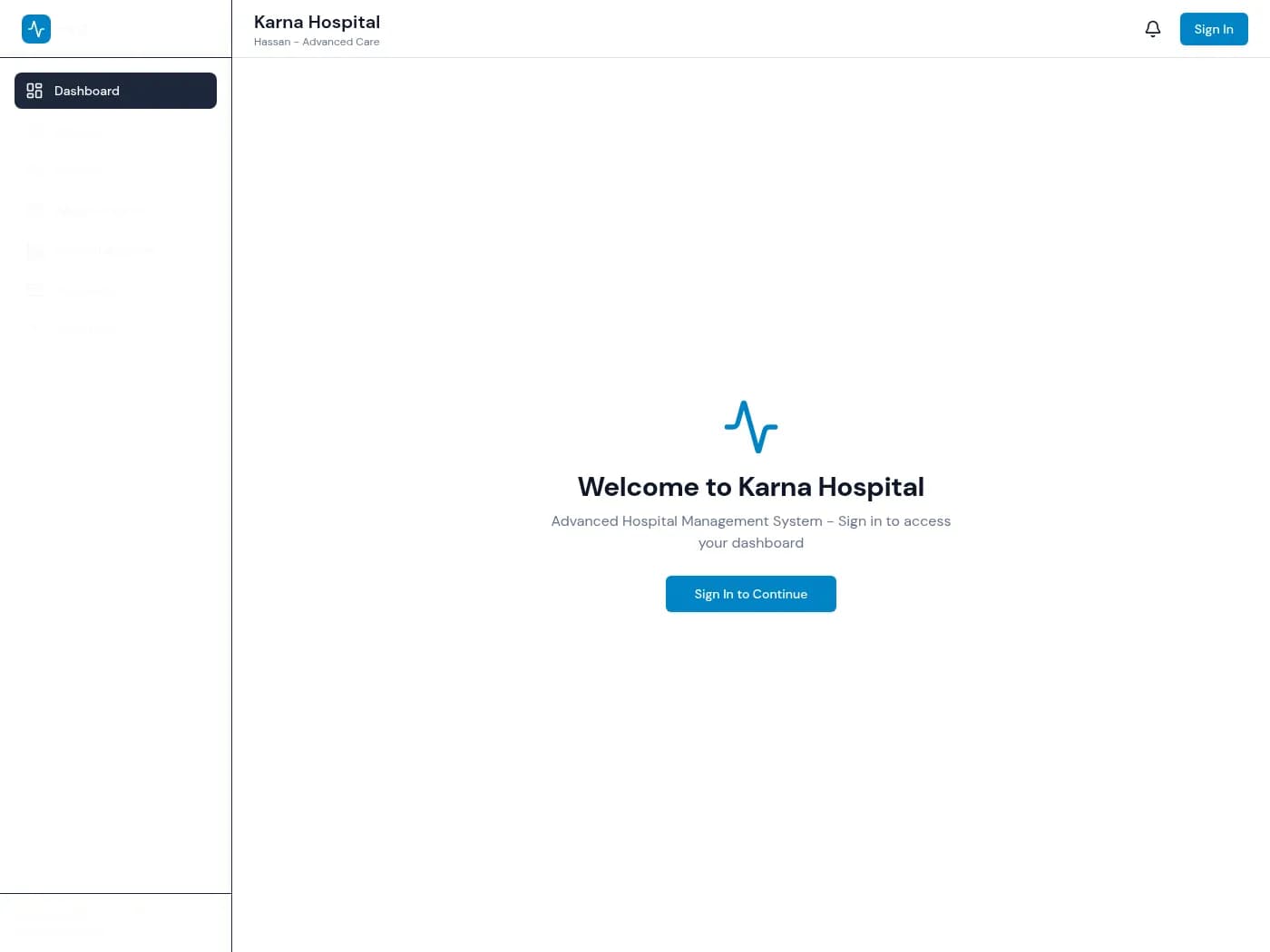 Karna Hospital Advanced Management System