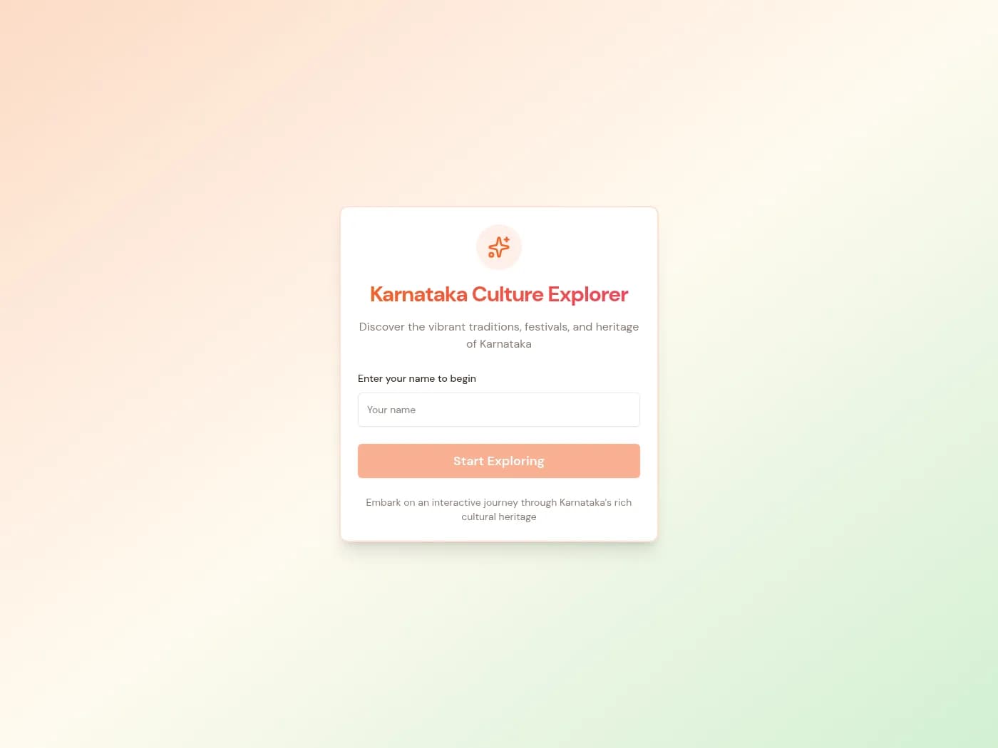 Karnataka Culture Explorer – Interactive Learning & Quiz Platform