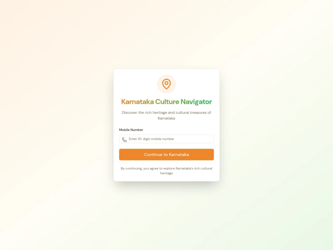 Karnataka Culture Navigator: Interactive Web Guide & Quiz Platform