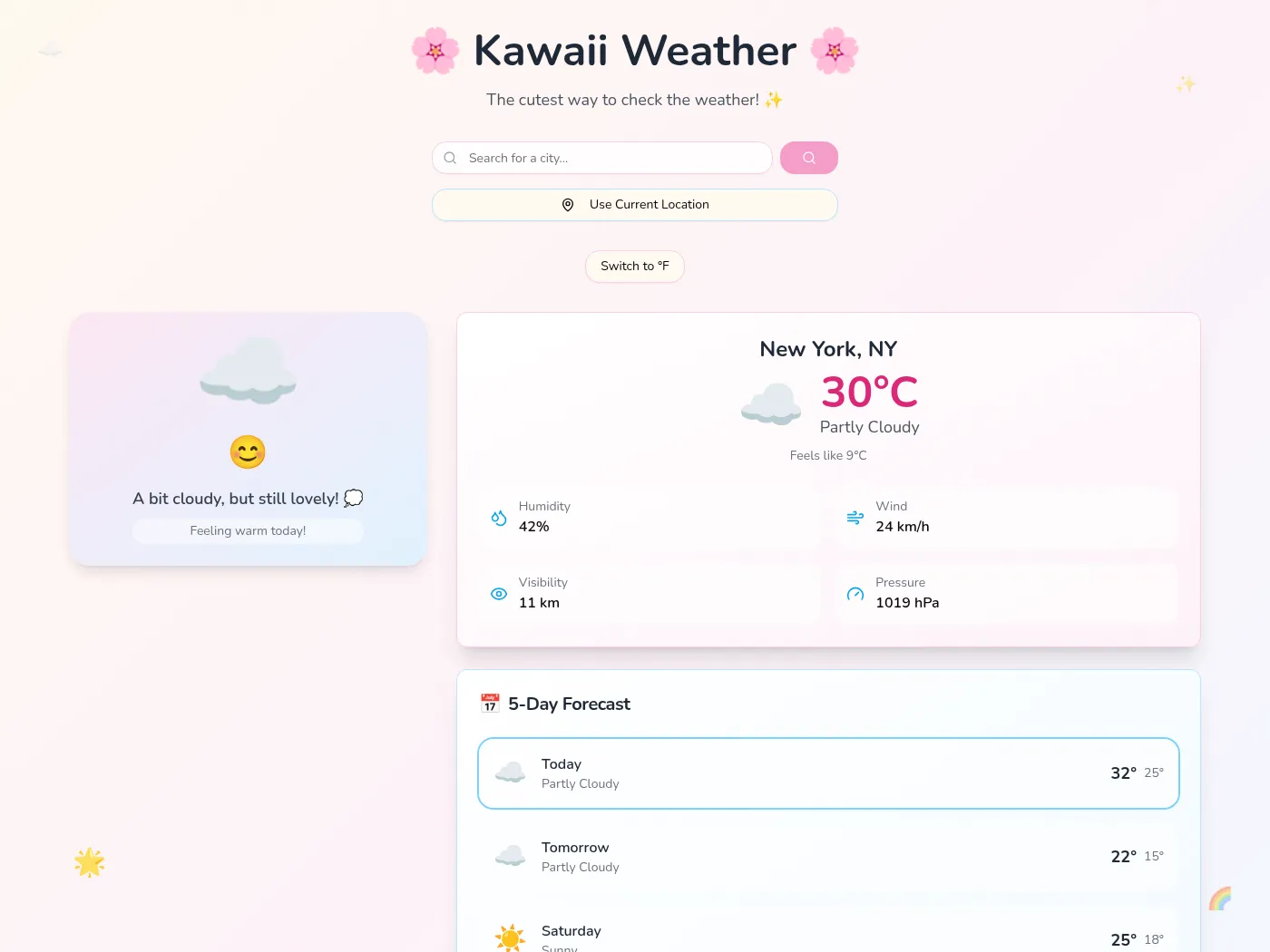 Kawai Weather App