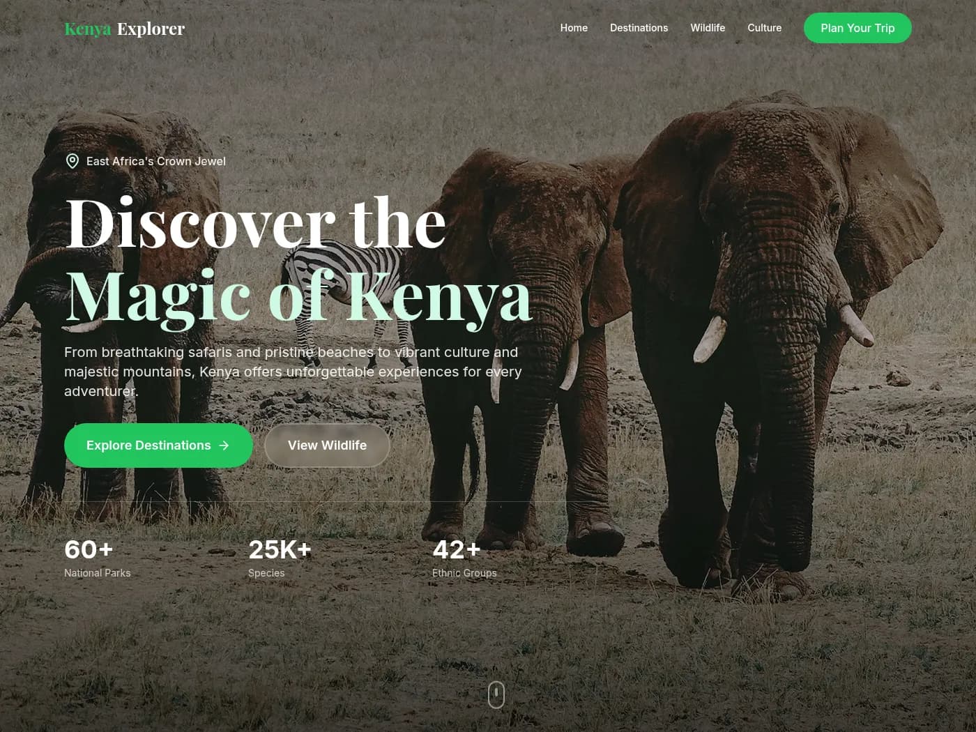 Kenya Tourism Explorer