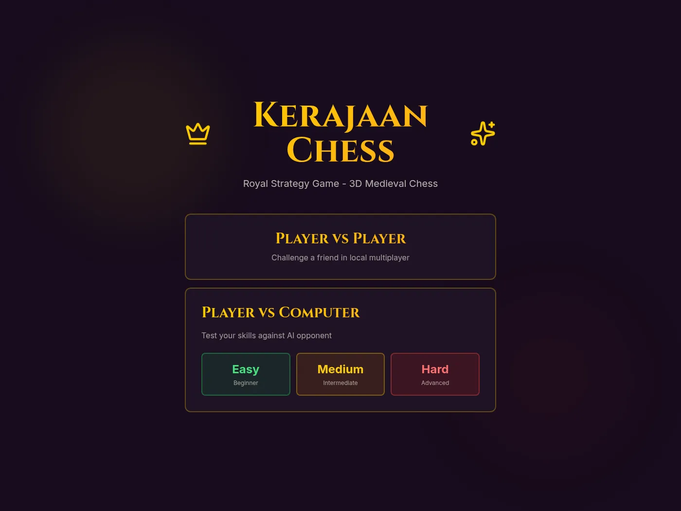 Kerajaan 3D Chess Game