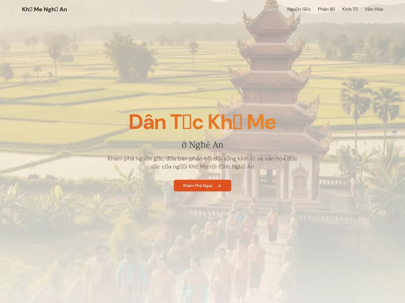 Khmer Ethnic Group Overview in Nghe An